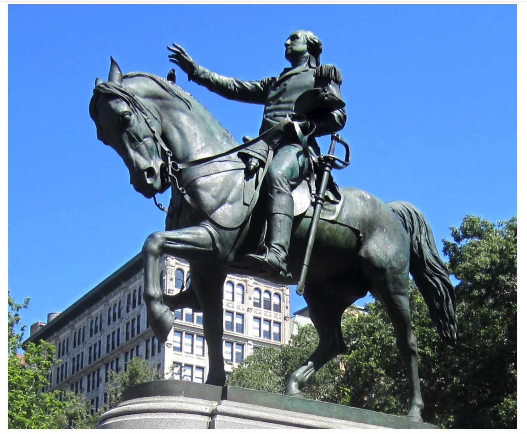 Patricia N. Saffran, The George Washington Equestrian Statue in Union ...