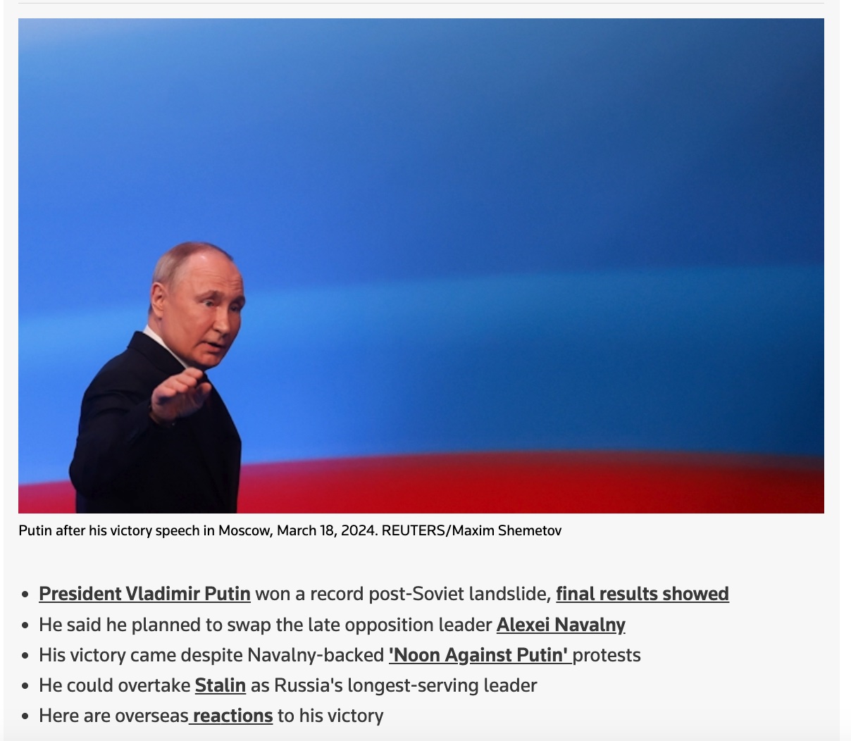 Keith Rodgers, Experts Across the Globe Weigh In on Putin's Re-election ...