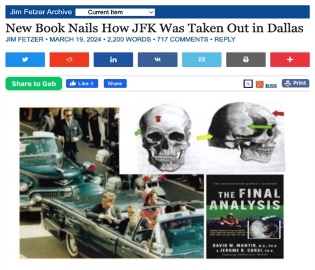 Jim Fetzer, Ph.D., Oliver Stone betrays the JFK Research Community in Congress - James H. Fetzer