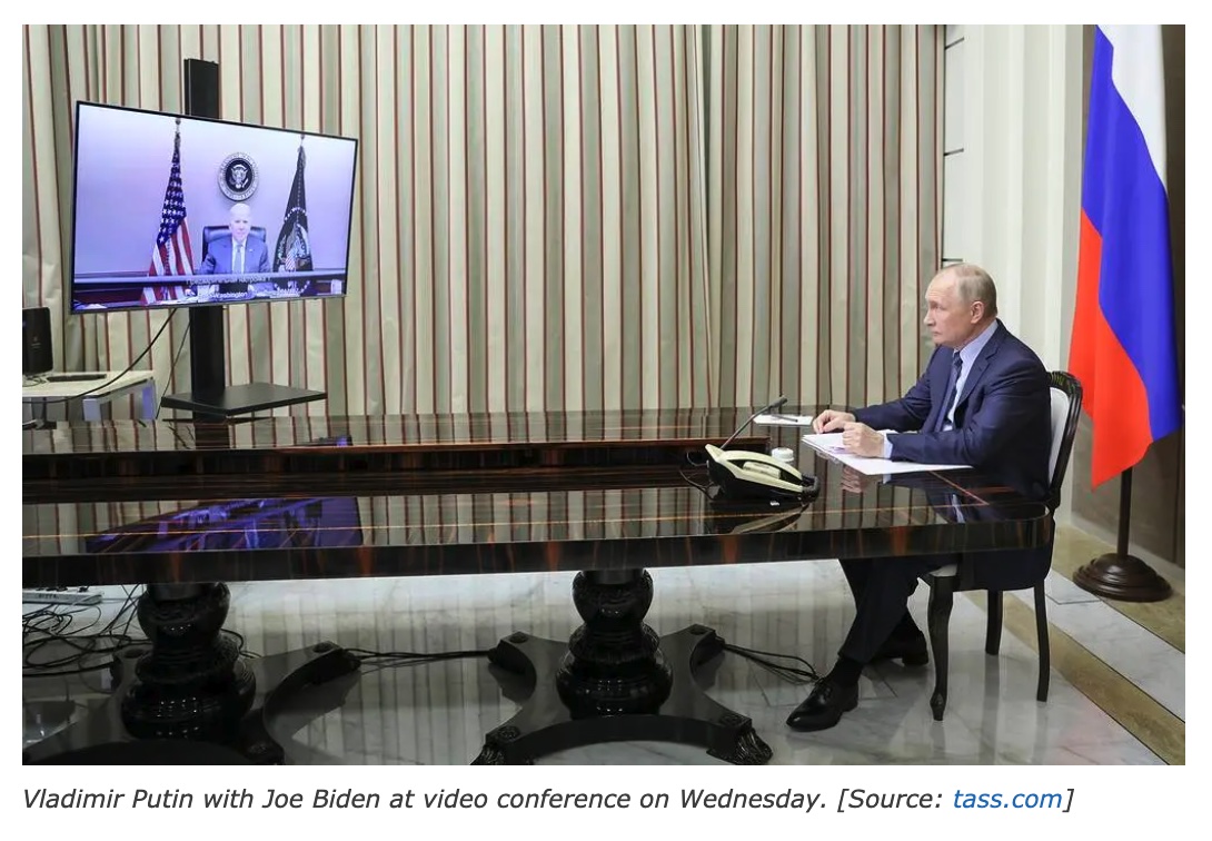 Biden-Putin Teleconference: Putin Rejects Biden’s Demand That U.S. Take ...