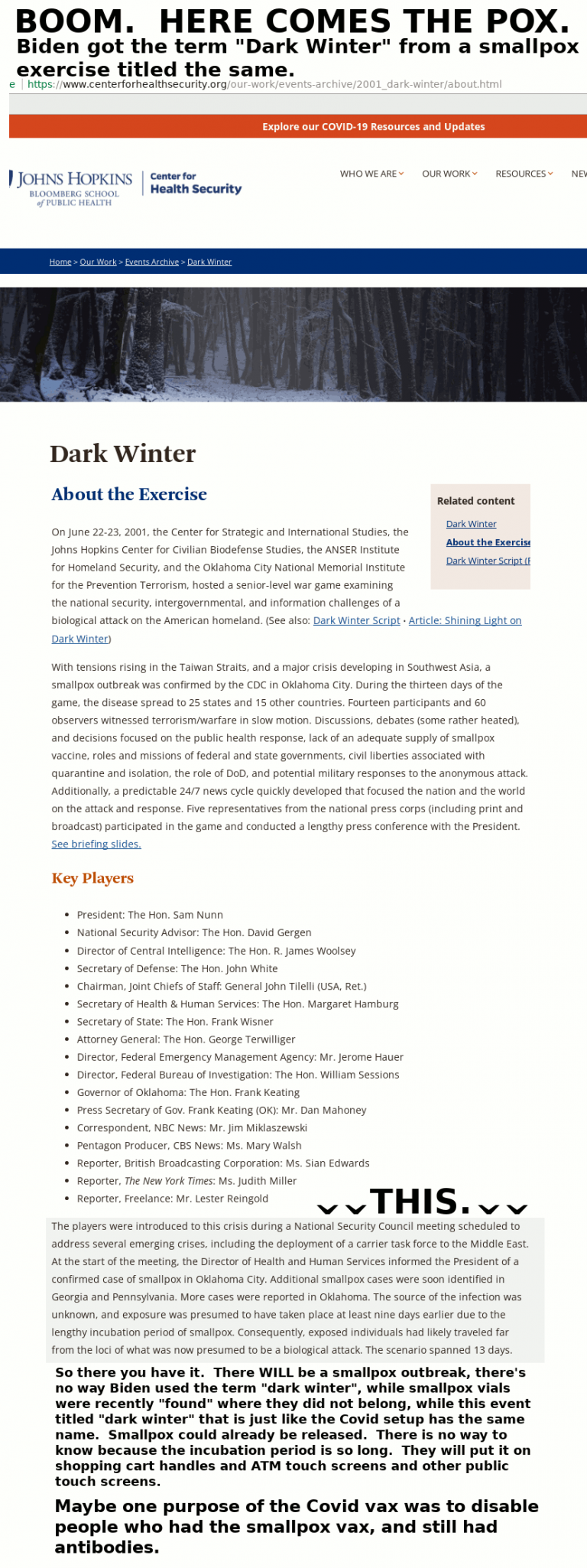 Smallpox: Threat or False Flag? A Telling Timeline - James H. Fetzer